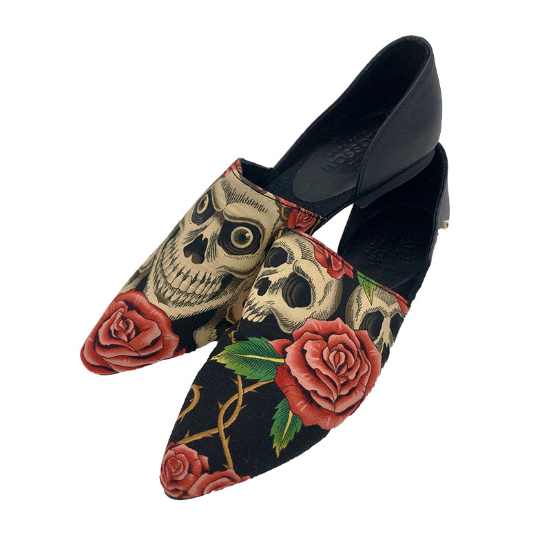 Vamp Black Skulls & Roses – BLOSSOM CAPE TOWN